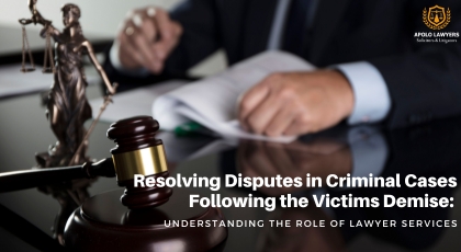 Resolving Disputes in Criminal Cases Following the Victims Demise ...